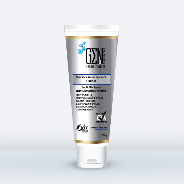 Sunblock Water Resistant CREAM – Gen Dermatologist